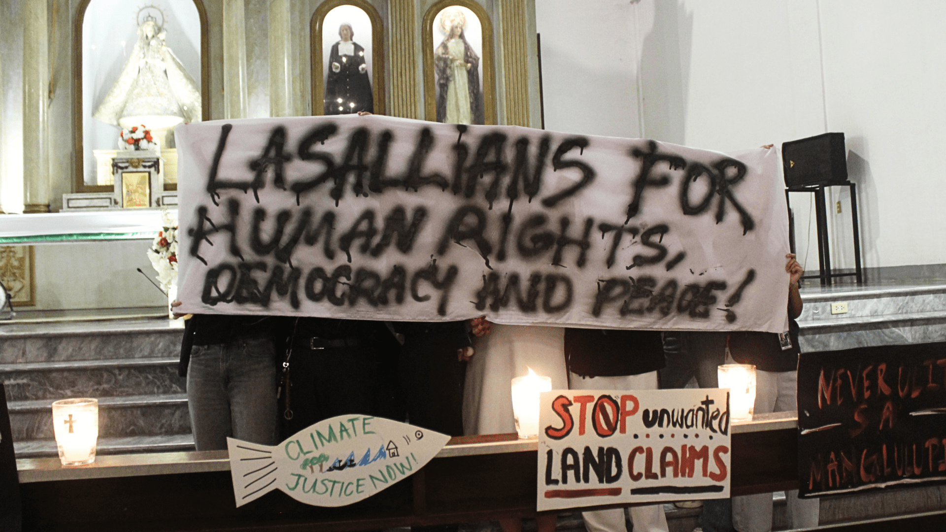 DLSU-D nakilahok sa sabayang candle lighting ceremony para sa Martial ...